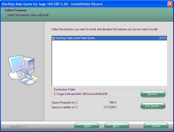 Install StarShip Rate Quote Install StarShip Rate Quote
